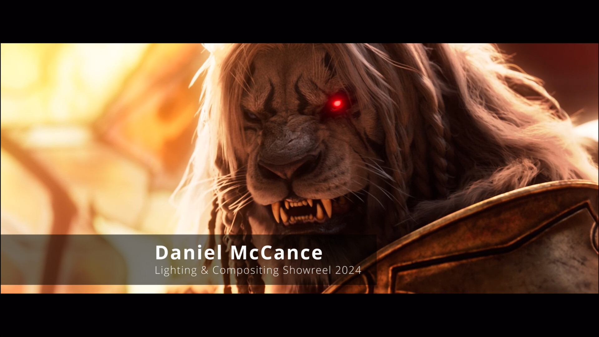 Dan Mccance - Daniel McCance - Lighting & Compositing Showreel 2024