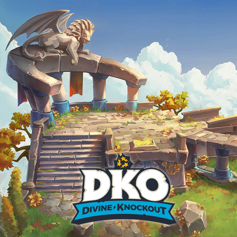 ArtStation - Divine Knockout - Greek map concepts