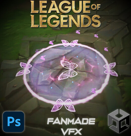 ArtStation - League Of Legends Morgana Fan Art VFX "Butterfly Effect ...