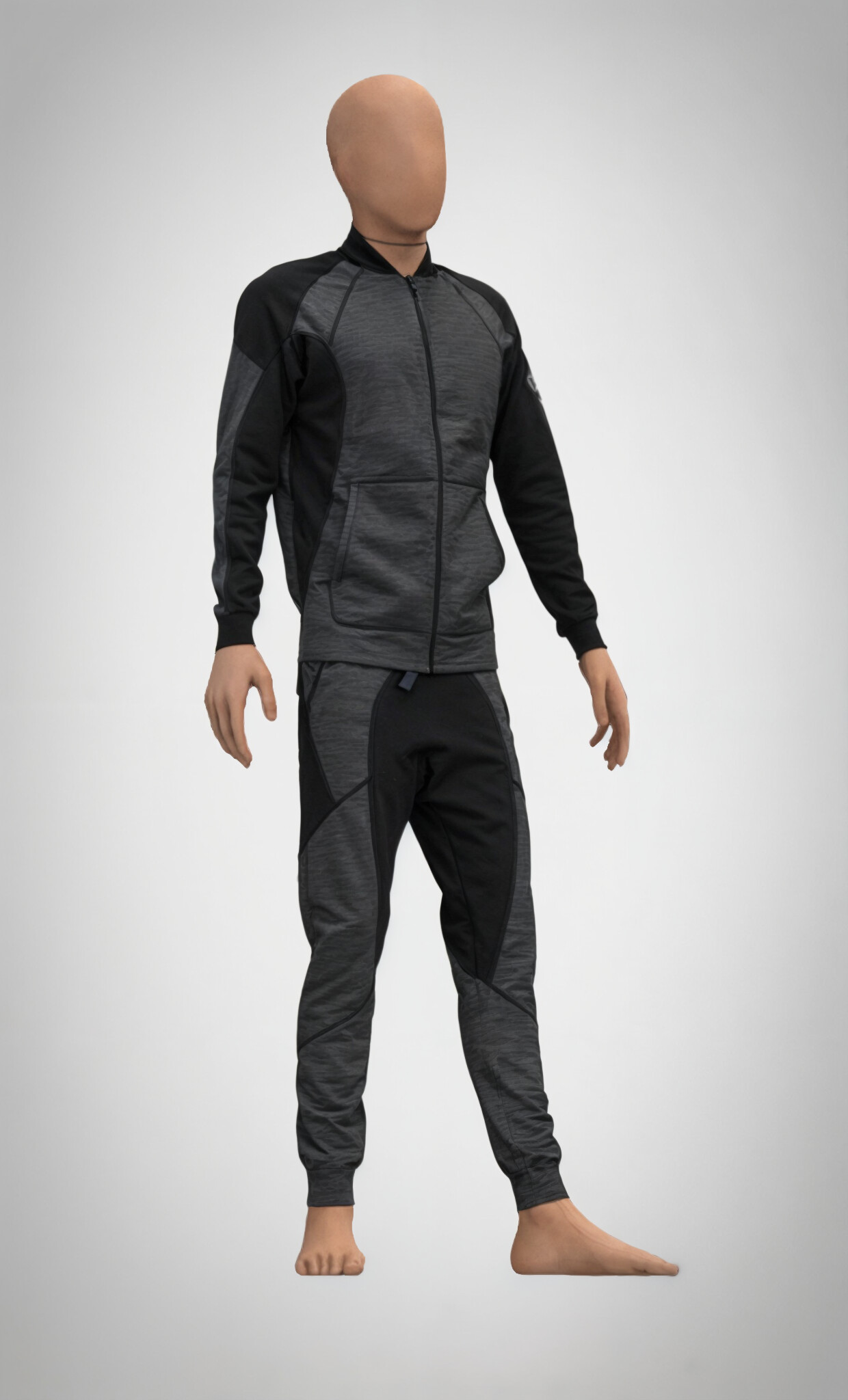 ArtStation - BLACK TRACKSUIT