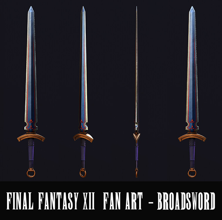 ArtStation - FFXII Fan Art - Broadsword