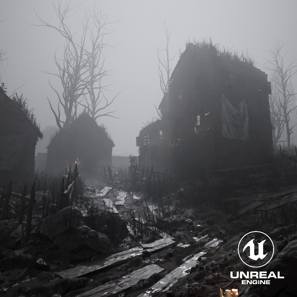 ArtStation - Level Design of a Lovecraftian Horror Game Made with ...