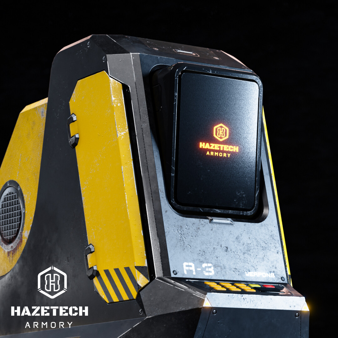 ArtStation - HazeTech Armory Box - Game Ready Props