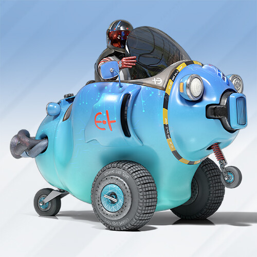 ArtStation - Tubby Race Buggy