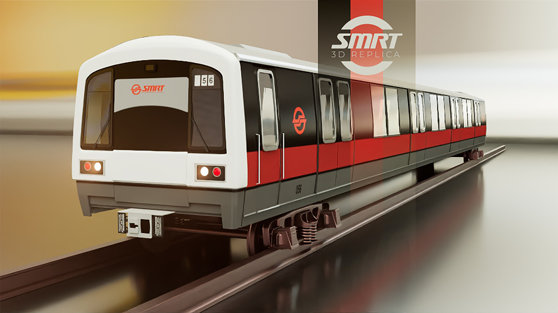 ArtStation - 3D Replica (SMRT Decommissioned Transit Train)
