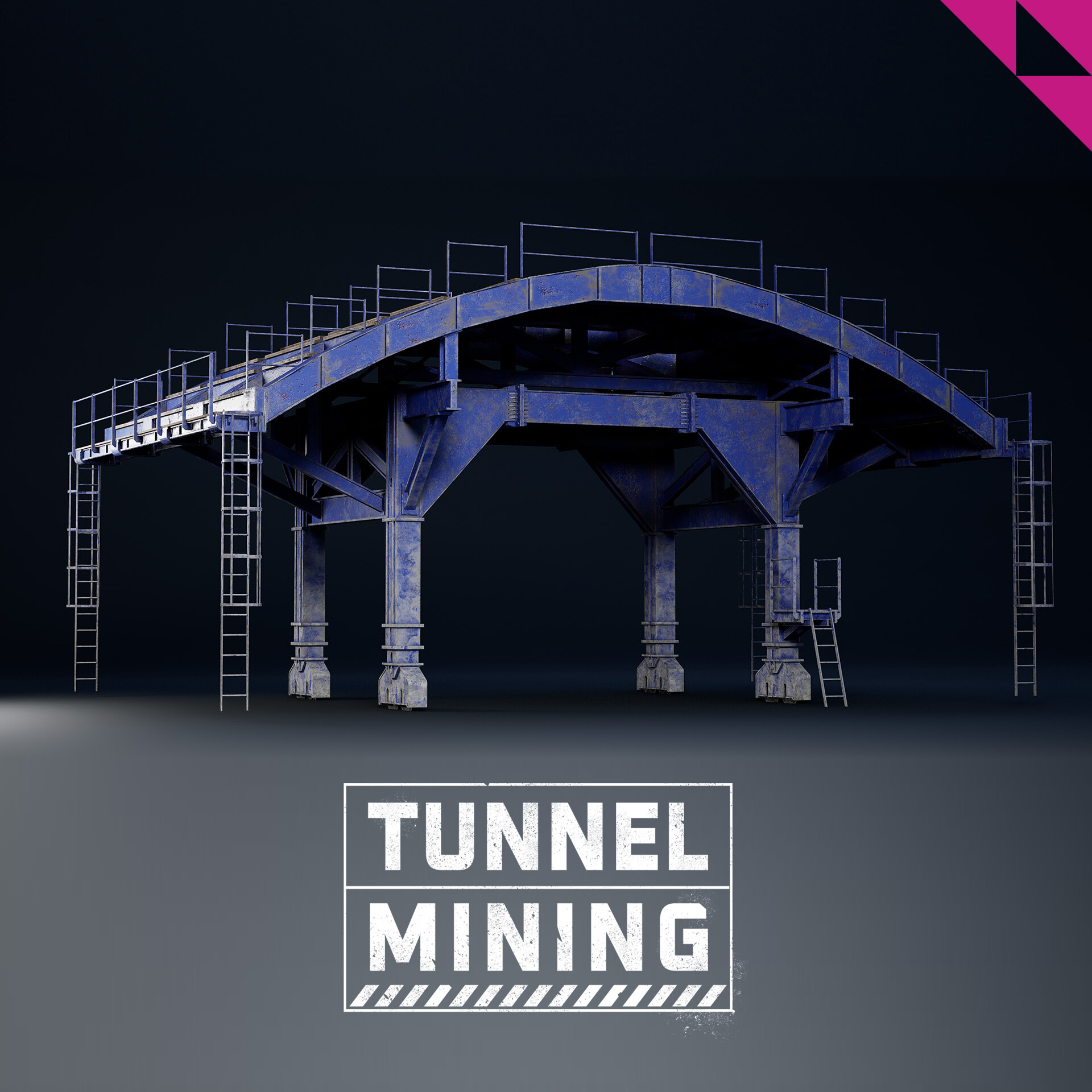 ArtStation - Tunnel Mining - Formwork Lift