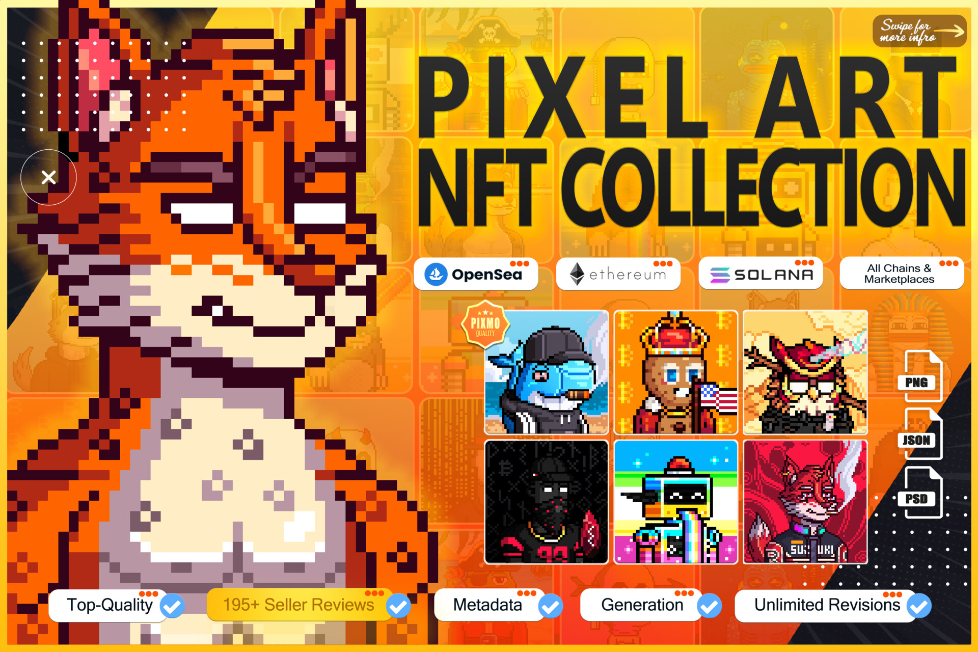 ArtStation - I will create Pixel art, digital art, NFT art for you