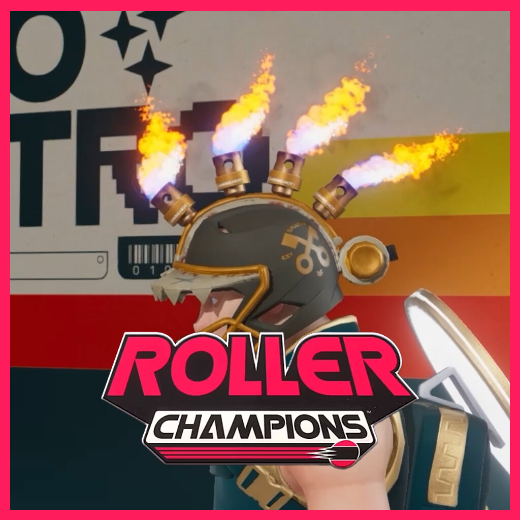 ArtStation - Roller Champions Helmet VFX