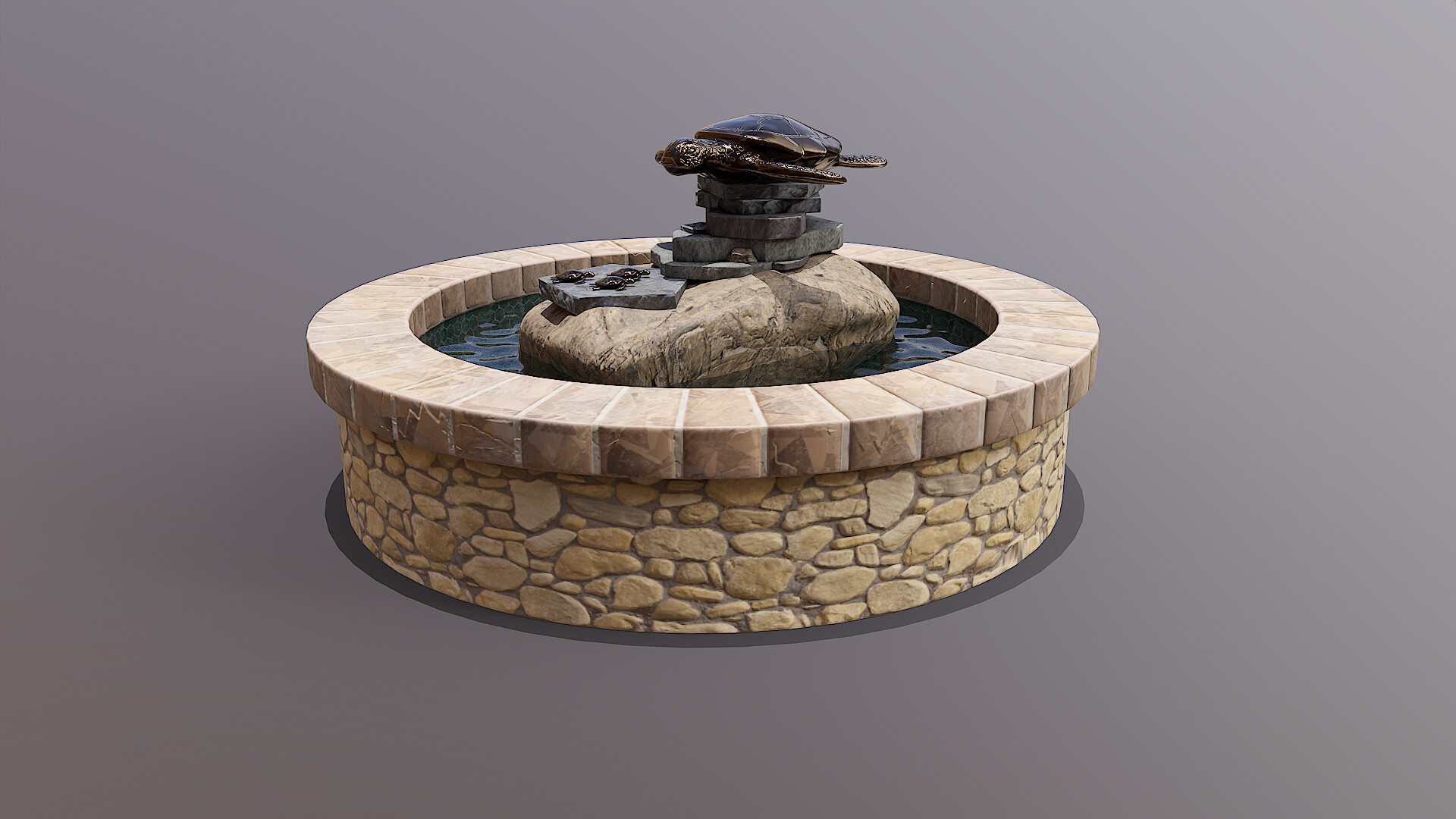 ArtStation - Turtle Fountain