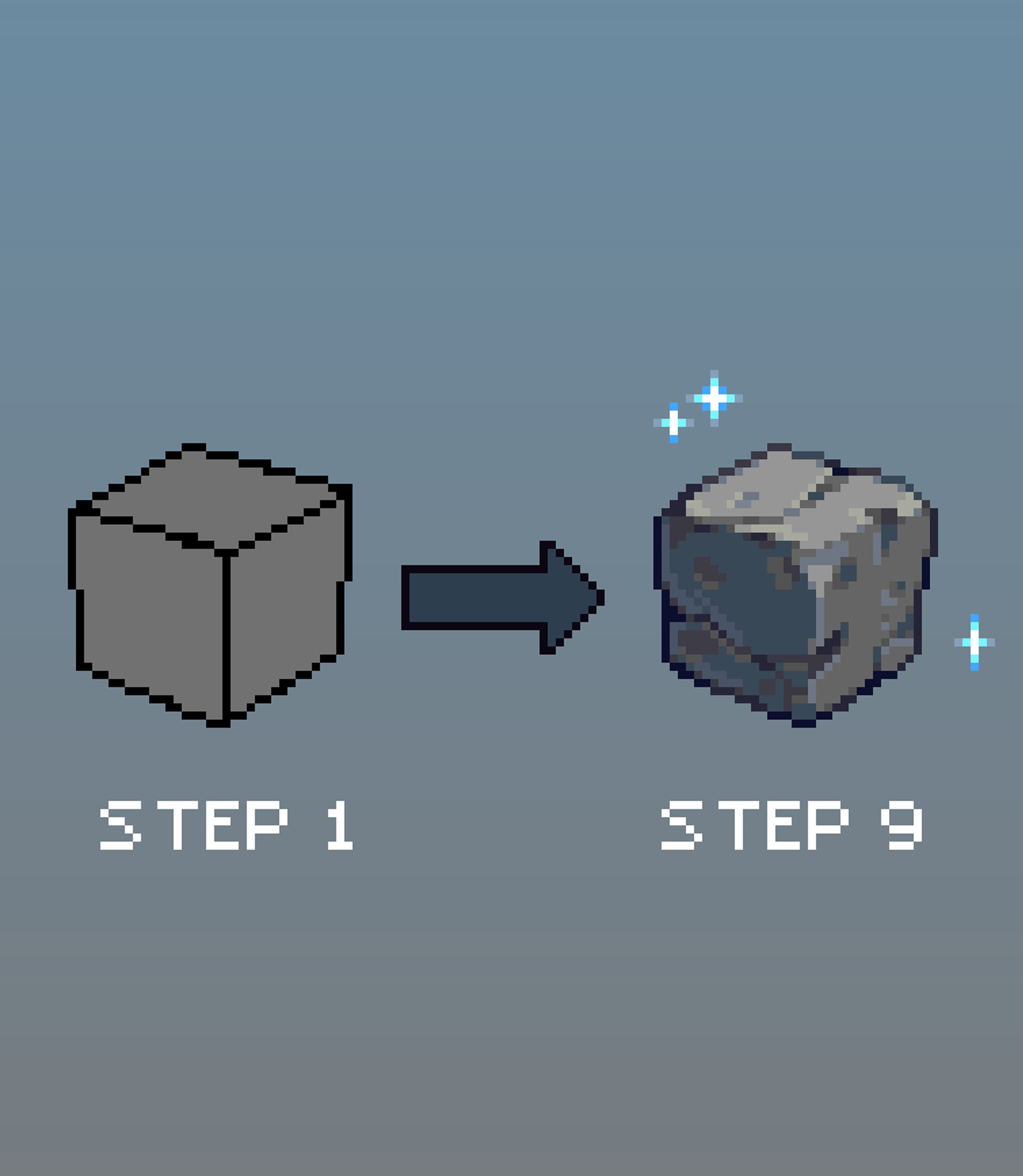 ArtStation - Pixel Art Tutorial - Stone