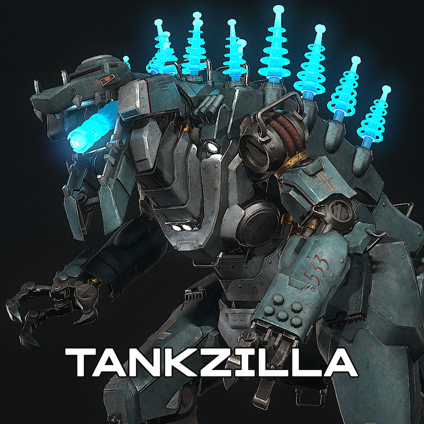 ArtStation - Tankhead Fanart - Tankzilla