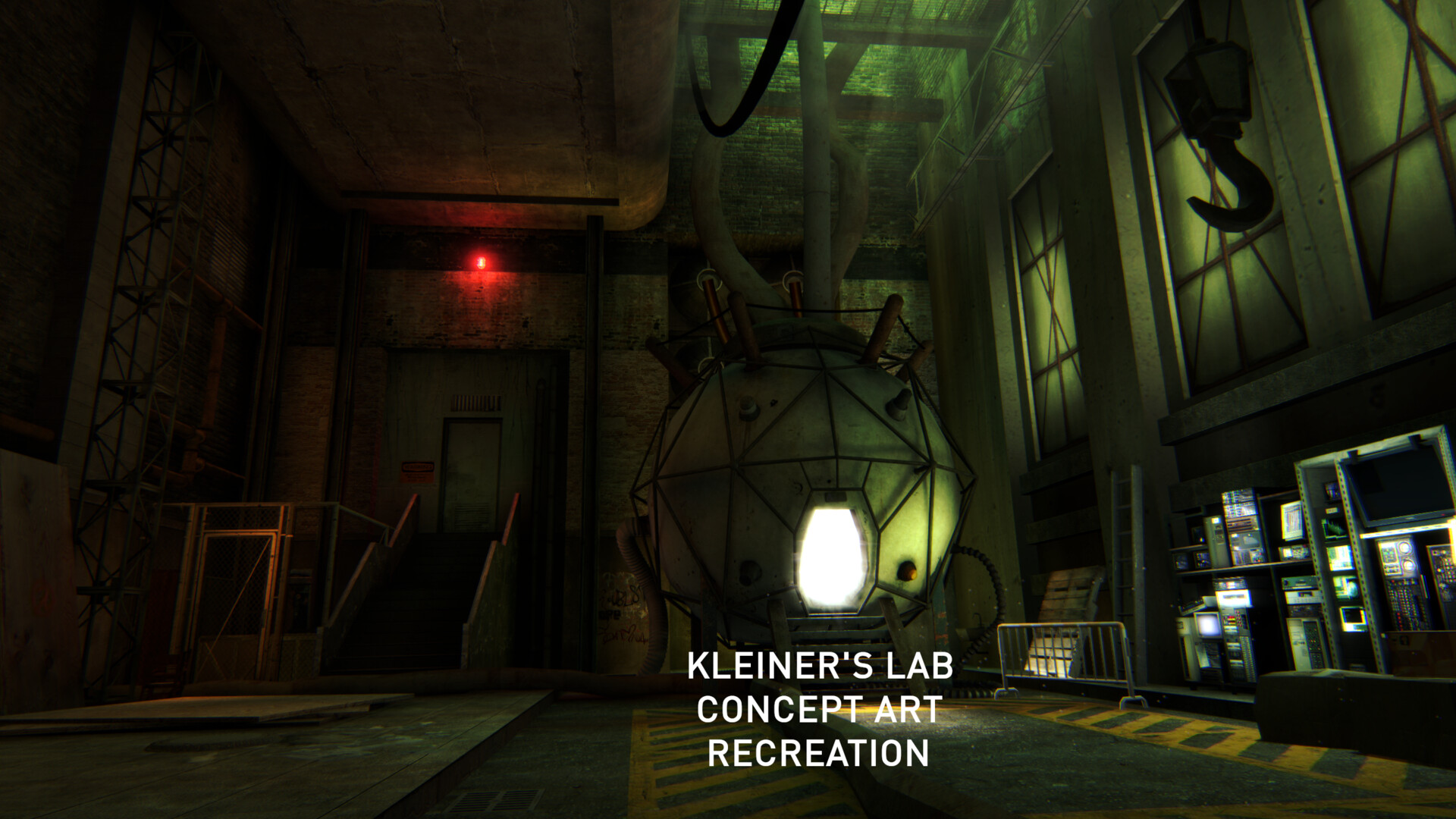 ArtStation - Half Life 2 : Kleiner's Lab Concept Art Recreation