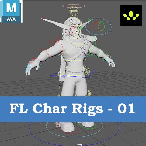 ArtStation - Fallen Legacy Games - Character Rigs
