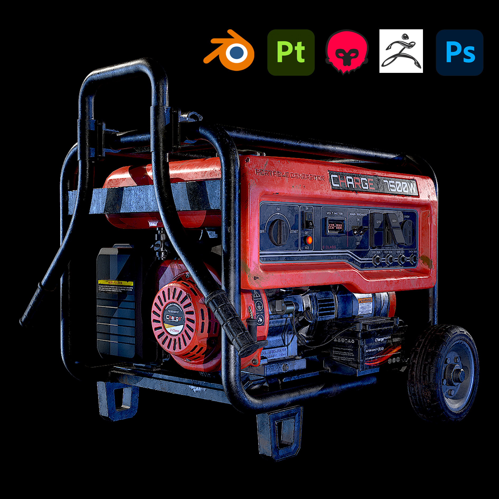 ArtStation - Portable Generator