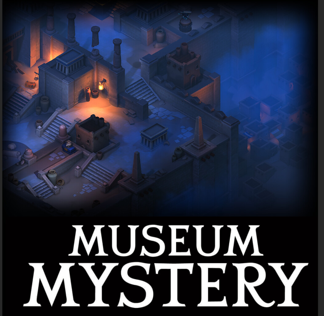 ArtStation - Museum Mystery - the level art of ancient Egypt