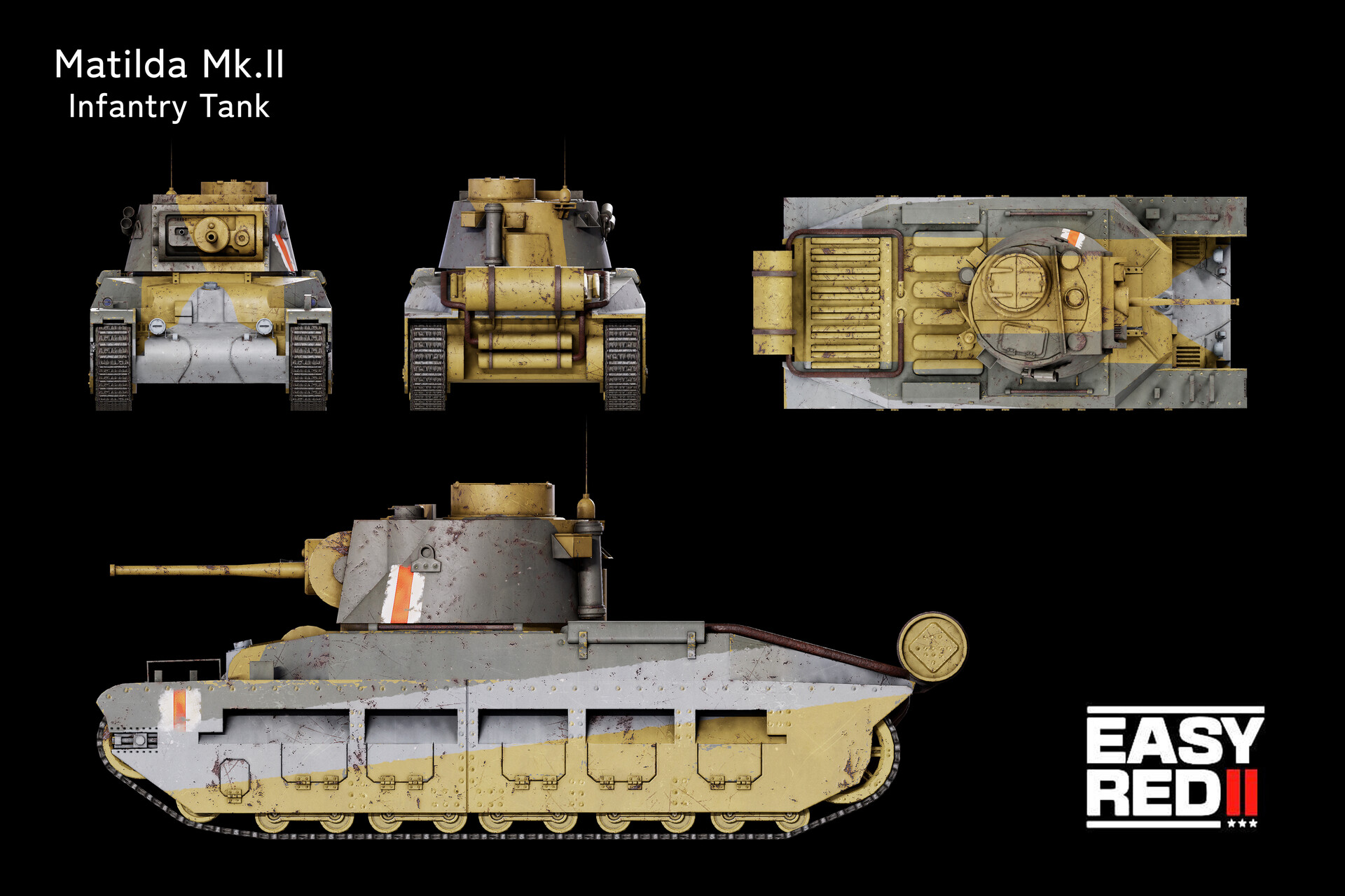 ArtStation - Matilda Mk.II tank