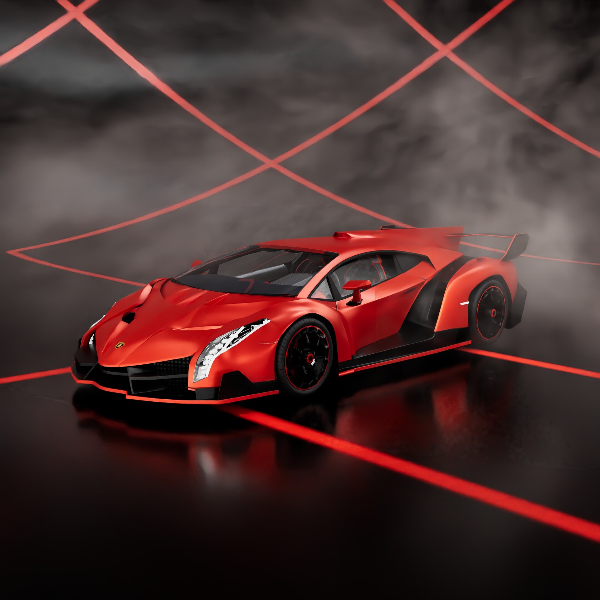 ArtStation - Lamborghini Veneno - El'Vendetta Vermiglia