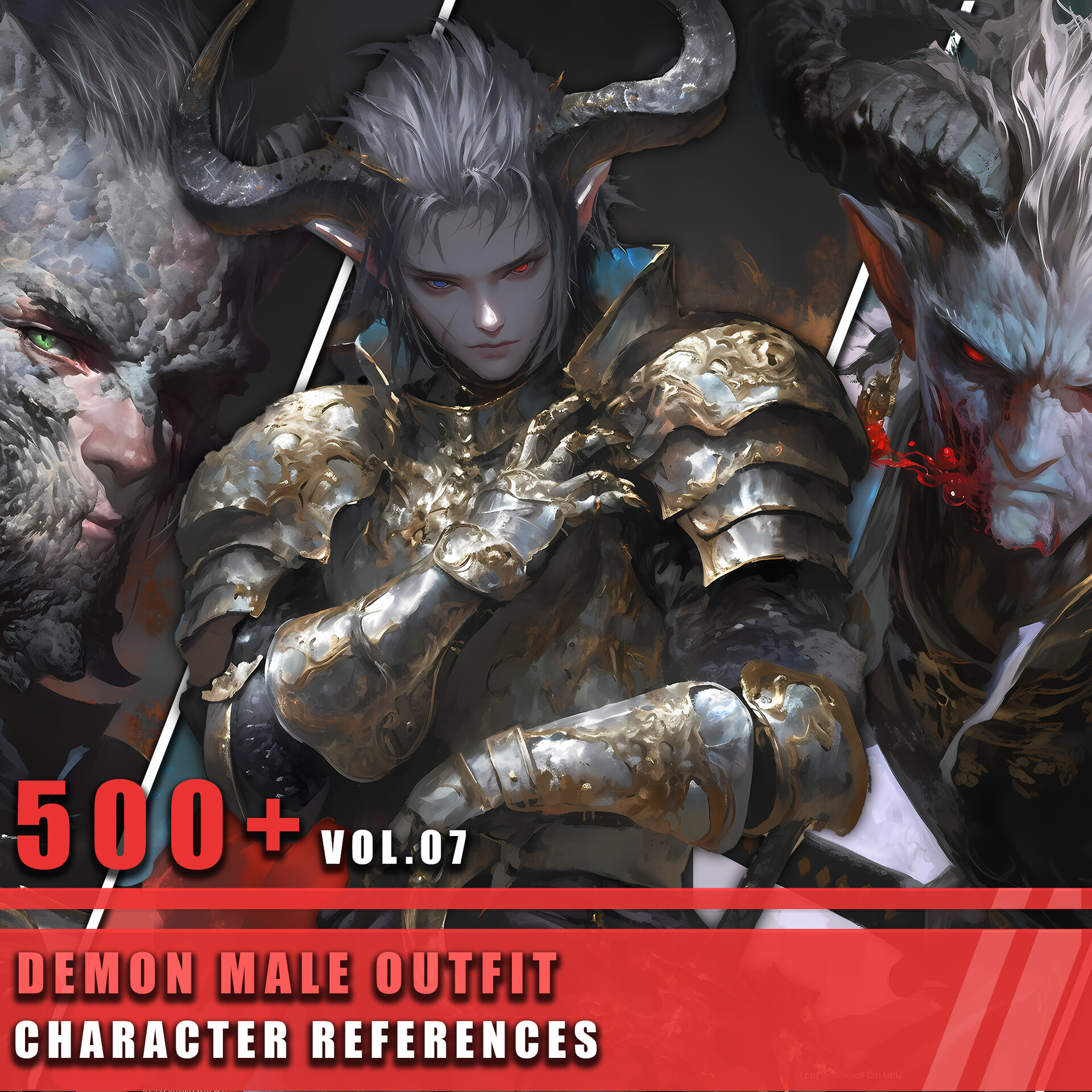 ArtStation - 500+ Demon Male Outfit - Character References Vol.07
