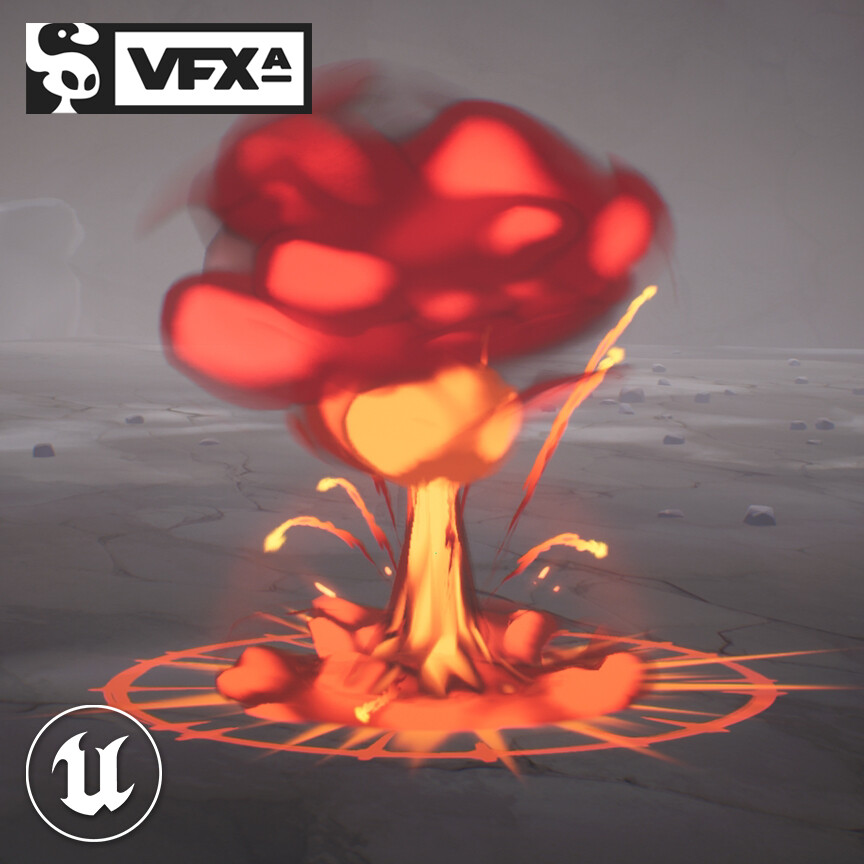 ArtStation - Stylized Fire Explosion VFX
