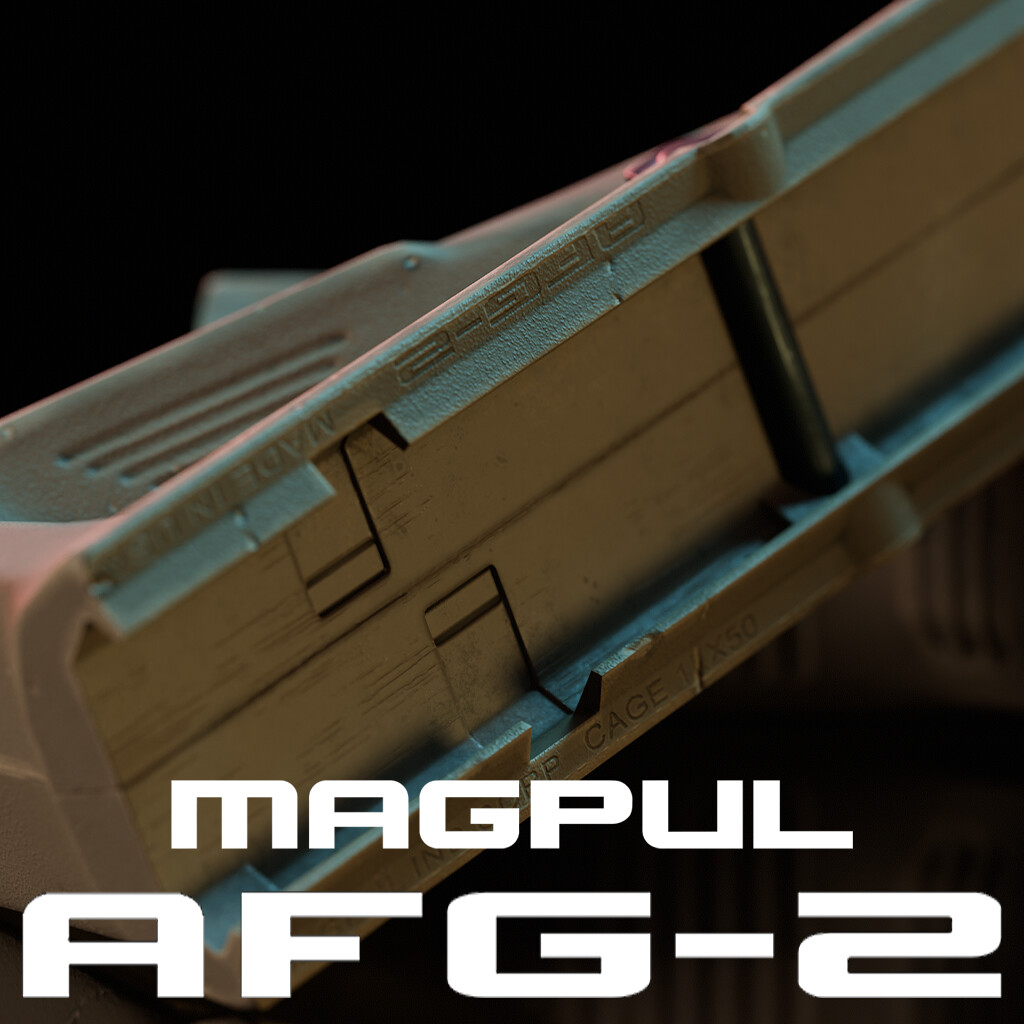 ArtStation - Magpul AFG-2