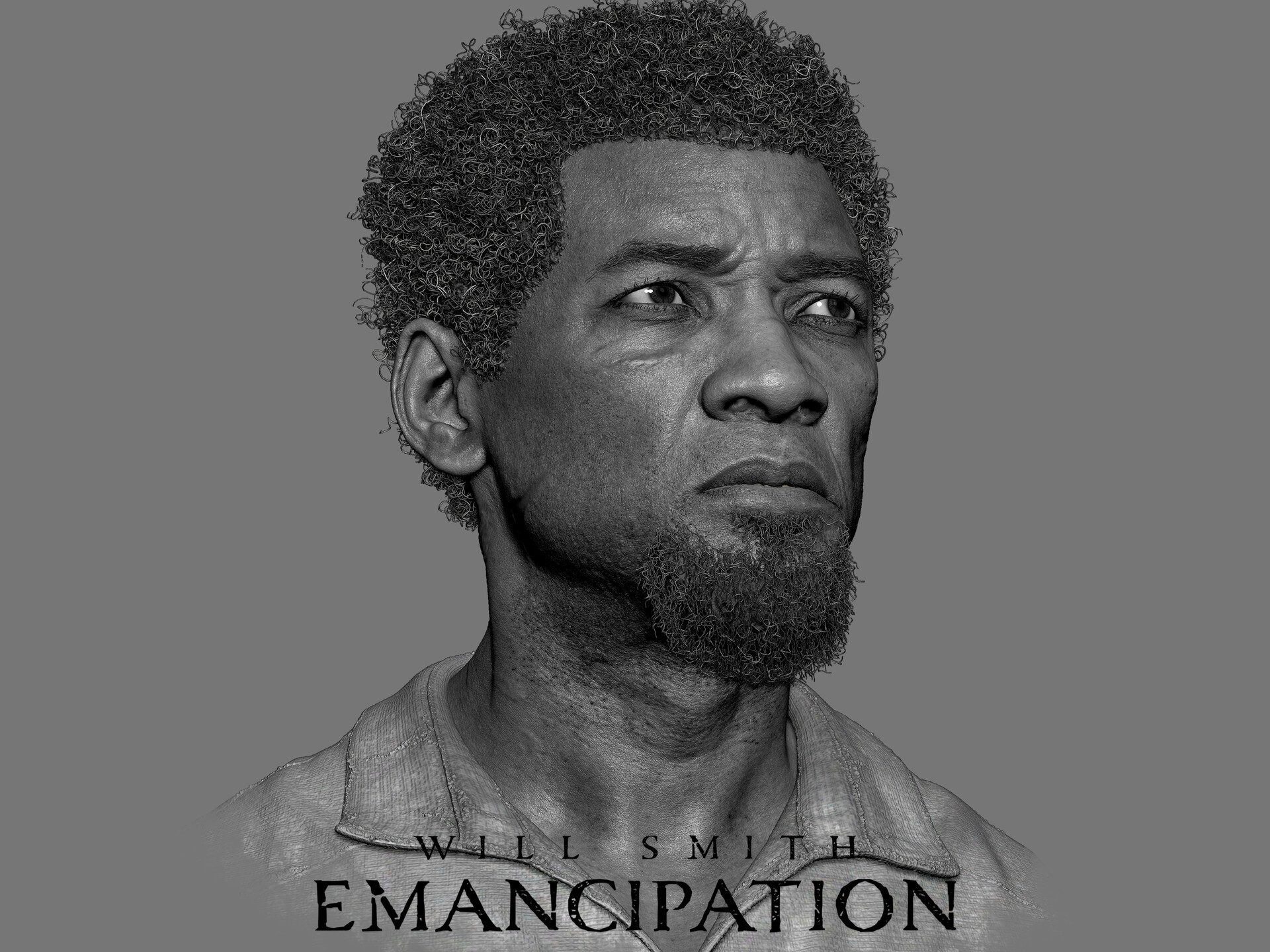 ArtStation - Will Smith - Peter From Emancipation - Head Likeness