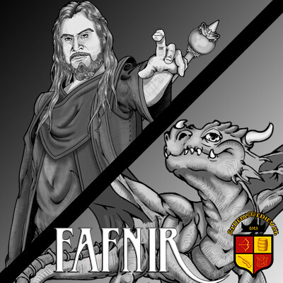 ArtStation - Fafnir miniature character design concept art!