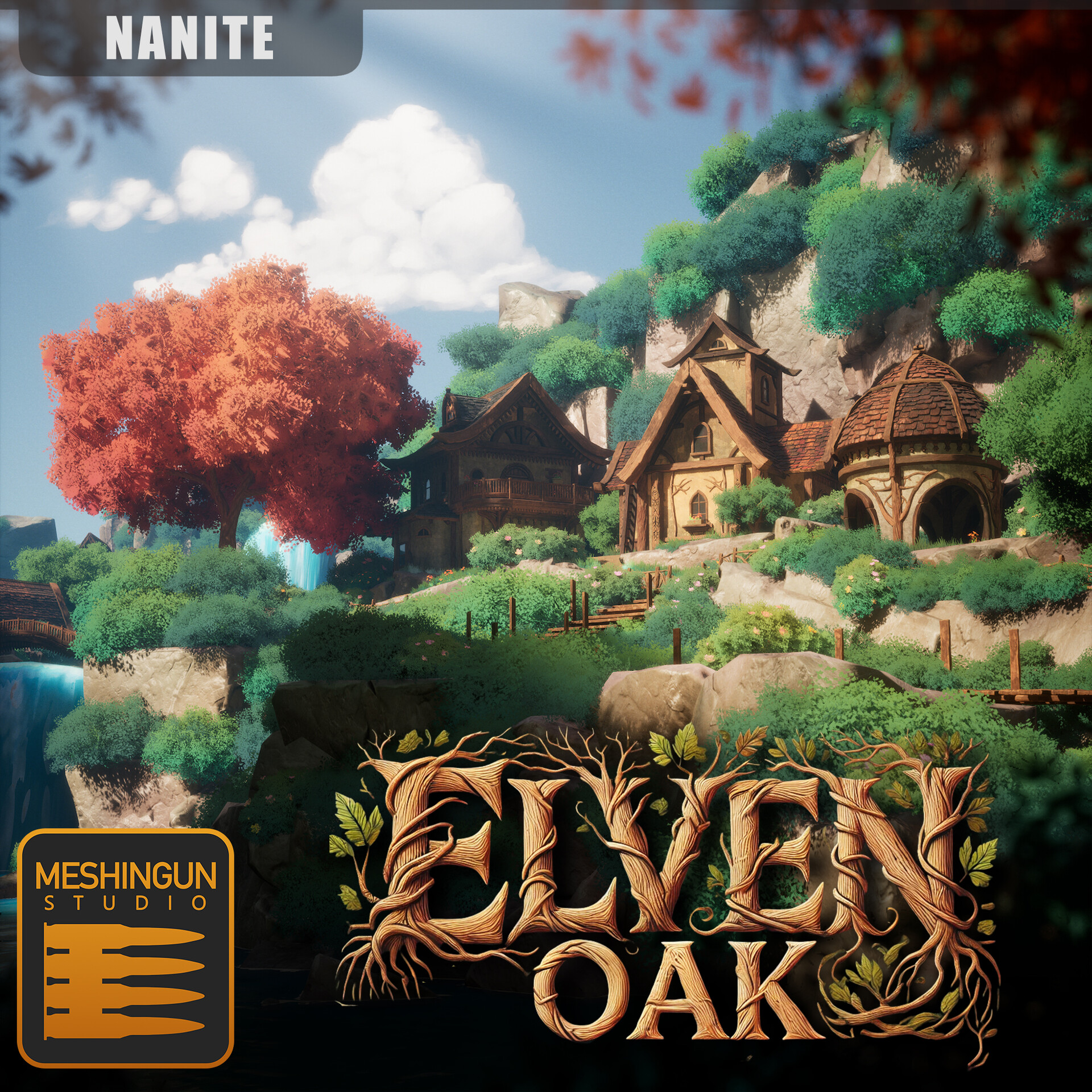 ArtStation - Elven Oak Village UE5 Megapack