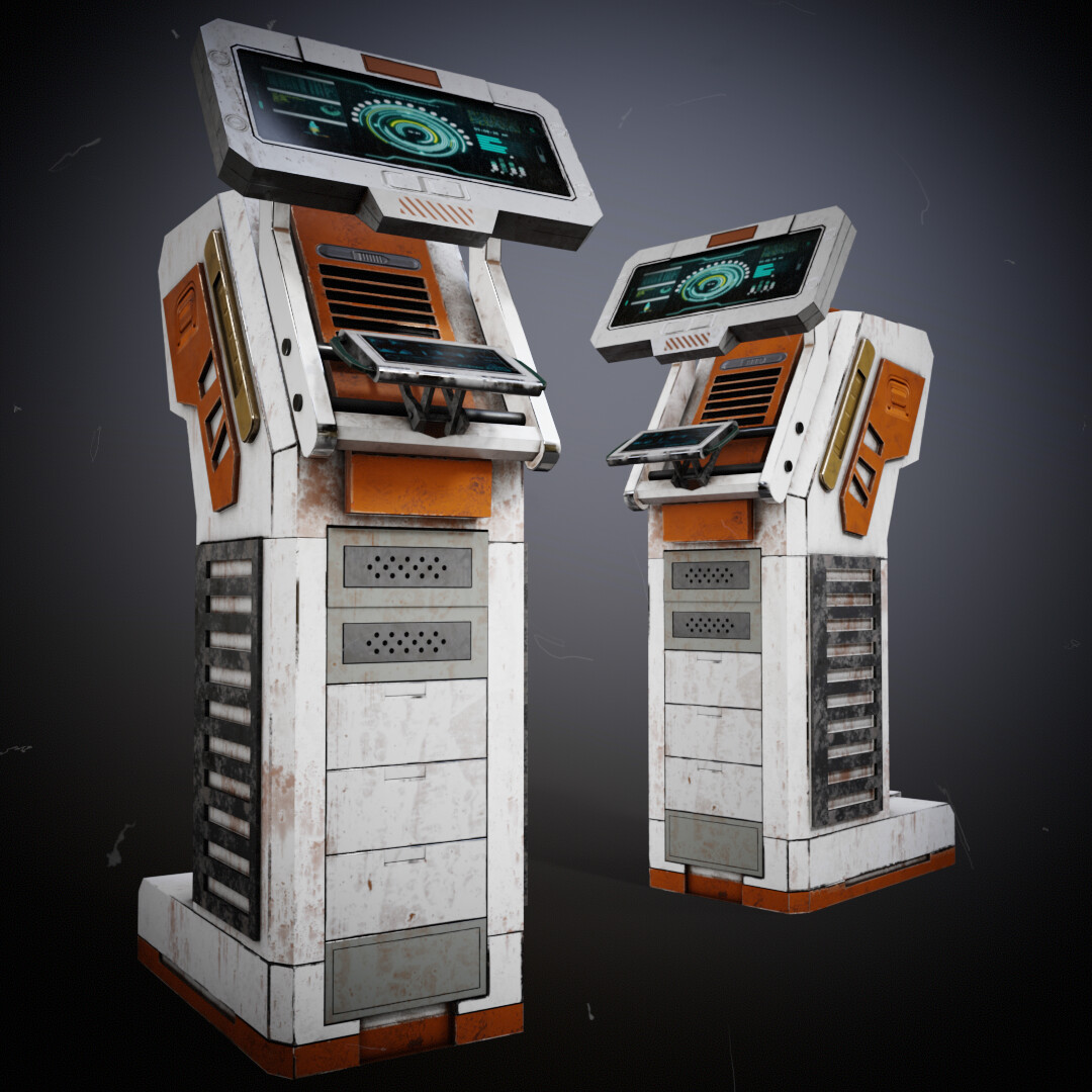 ArtStation - Sci-Fi Terminal