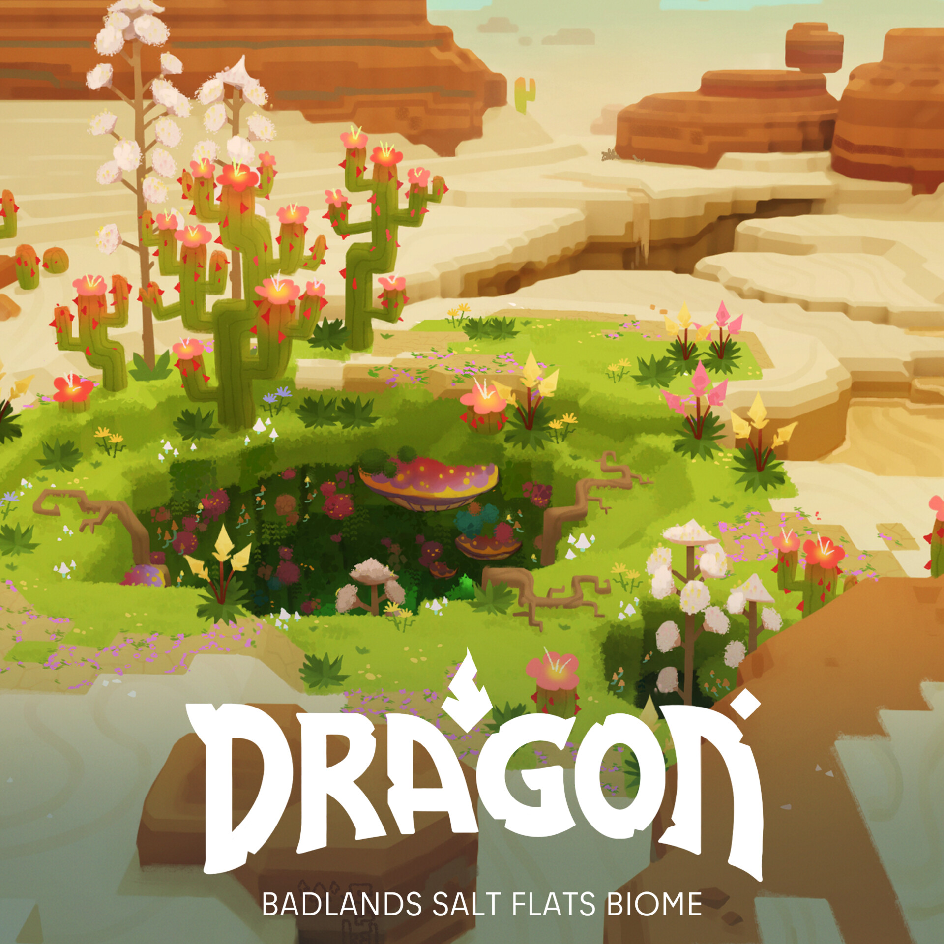 Airborn Studios - Project Dragon - Badlands Salt Flats Biome