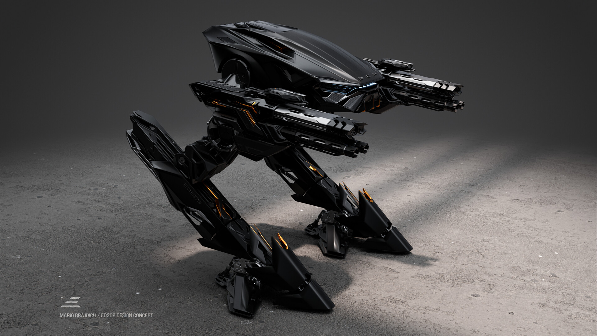 ArtStation - ED 209 Design Concept