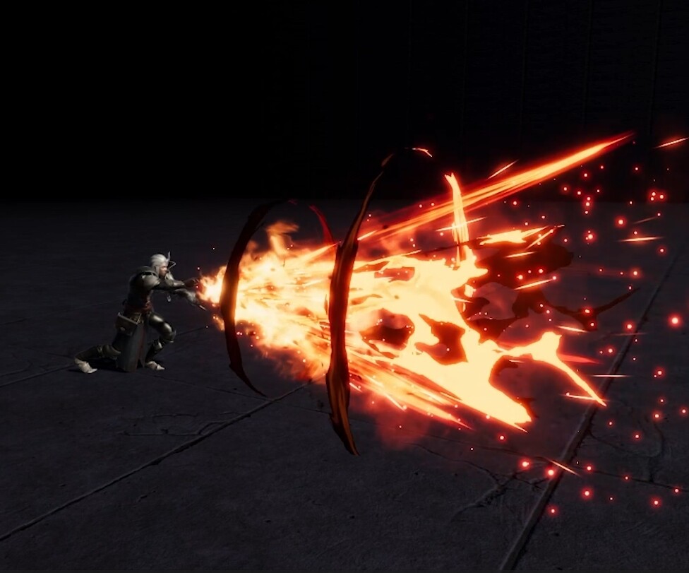 ArtStation - Fire beam - Unity VFX