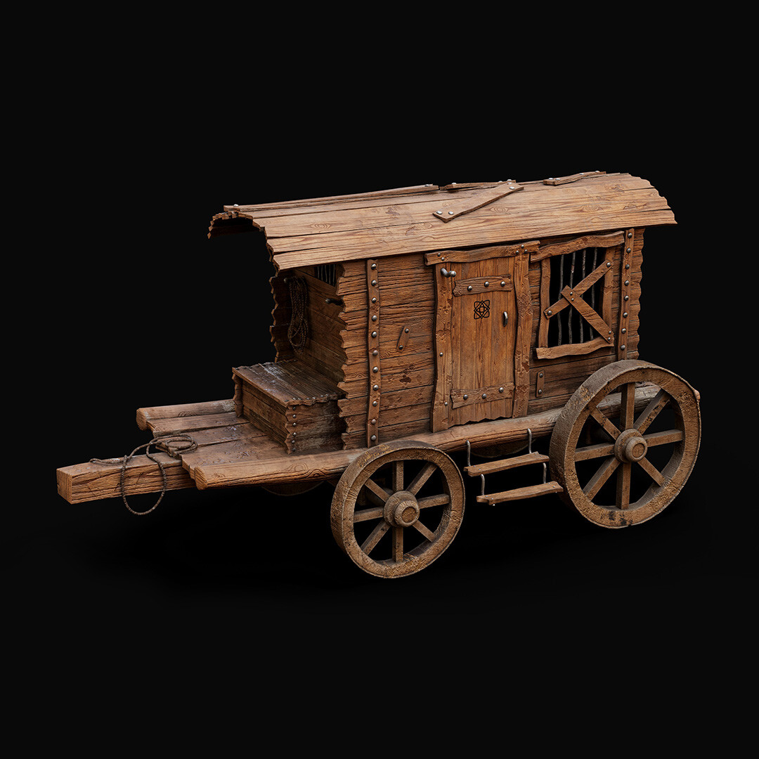 ArtStation - Medieval Age Wagon