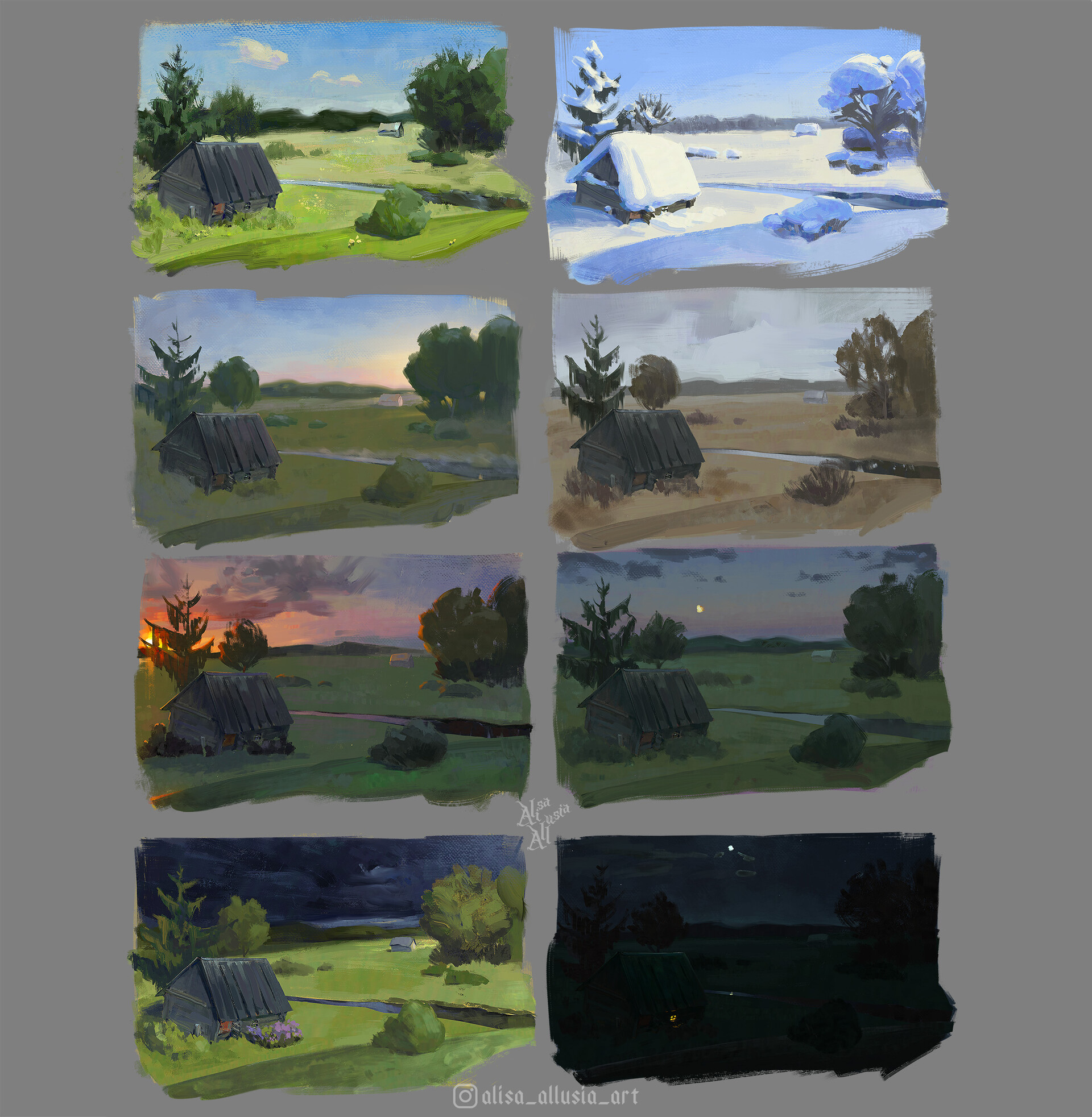 ArtStation - Daytime environment studies