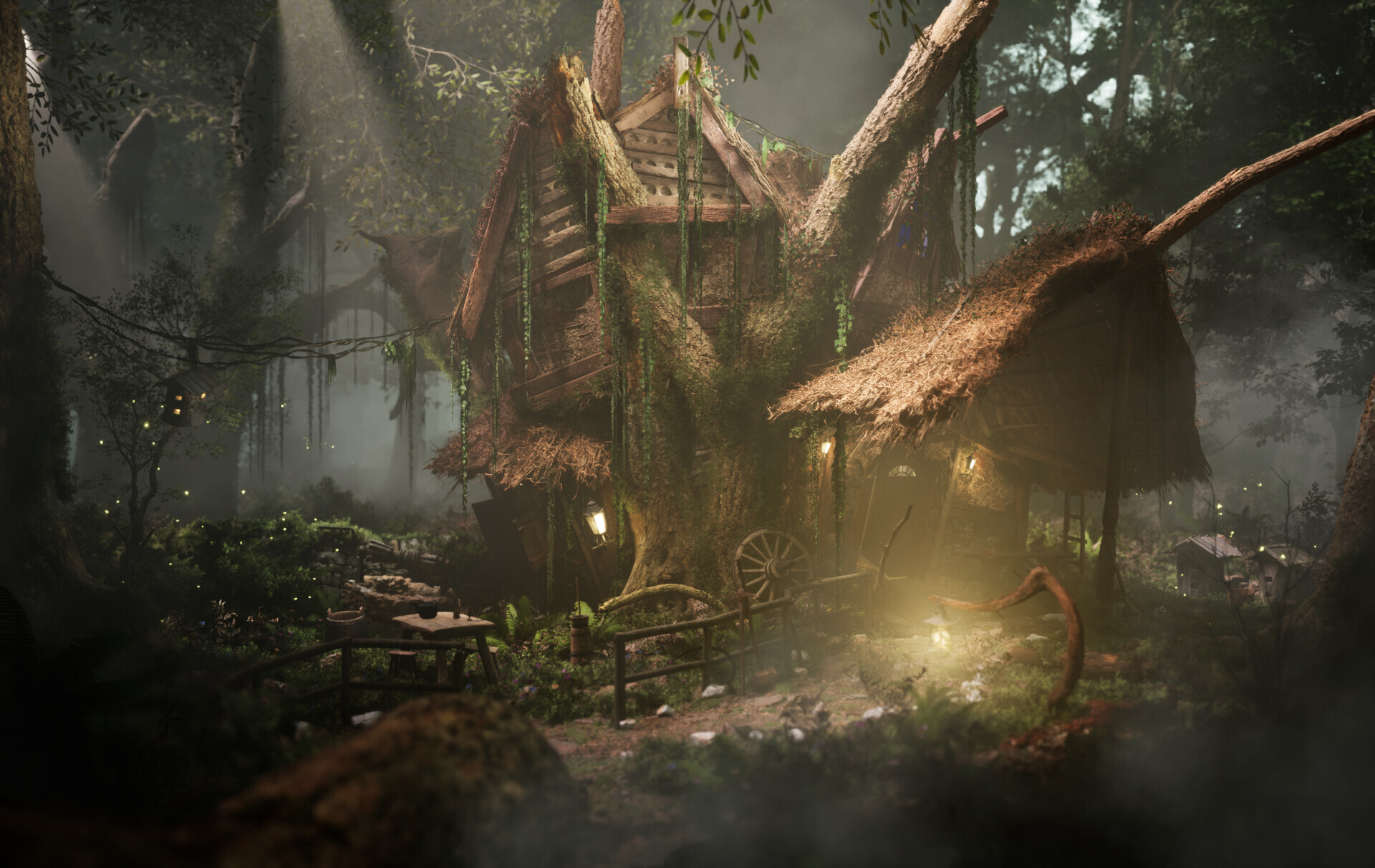 ArtStation - Radagast's House - The Hobbit Fanart - UE5