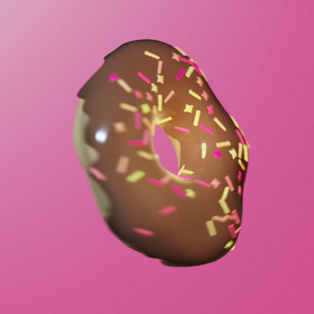 ArtStation - First 3D project - Donut