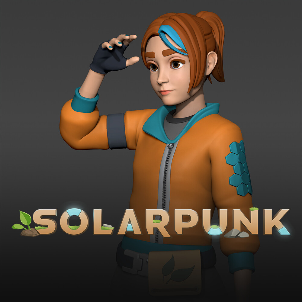 ArtStation - Solarpunk Character