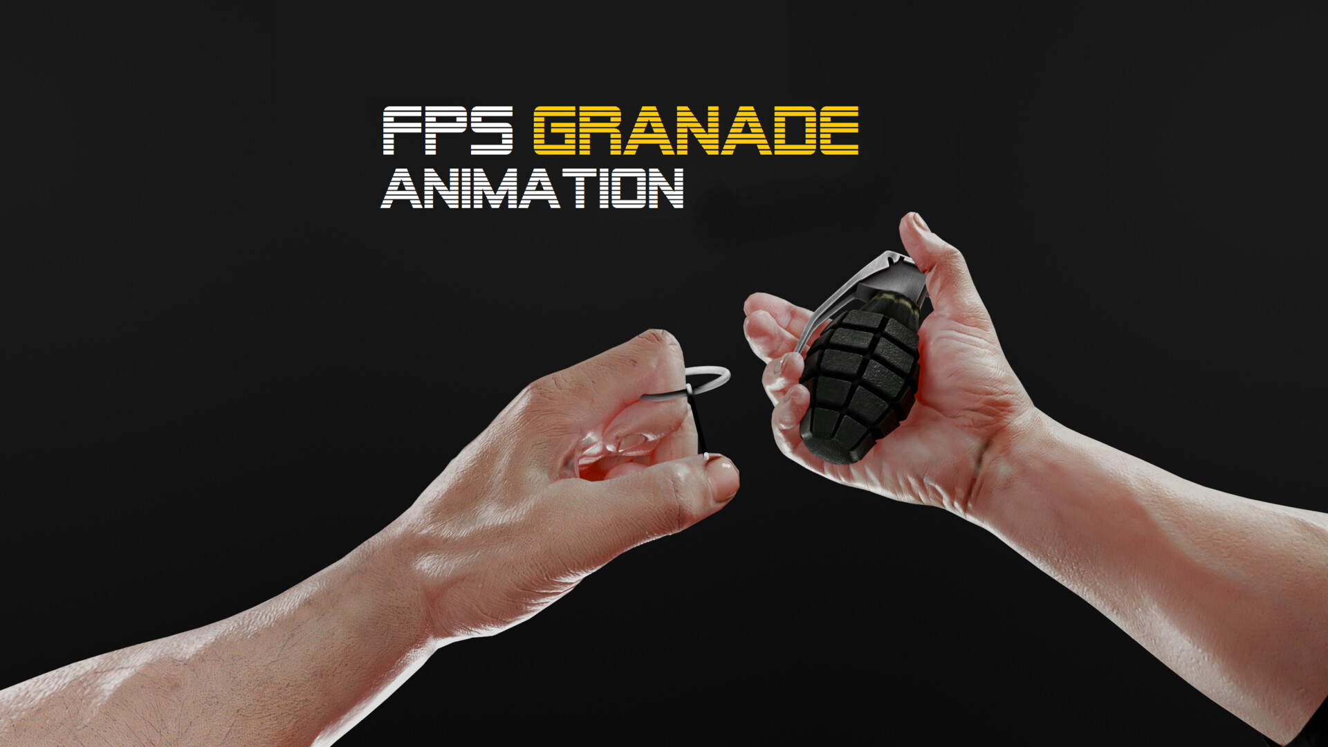 ArtStation - FPS Granade Animation Set
