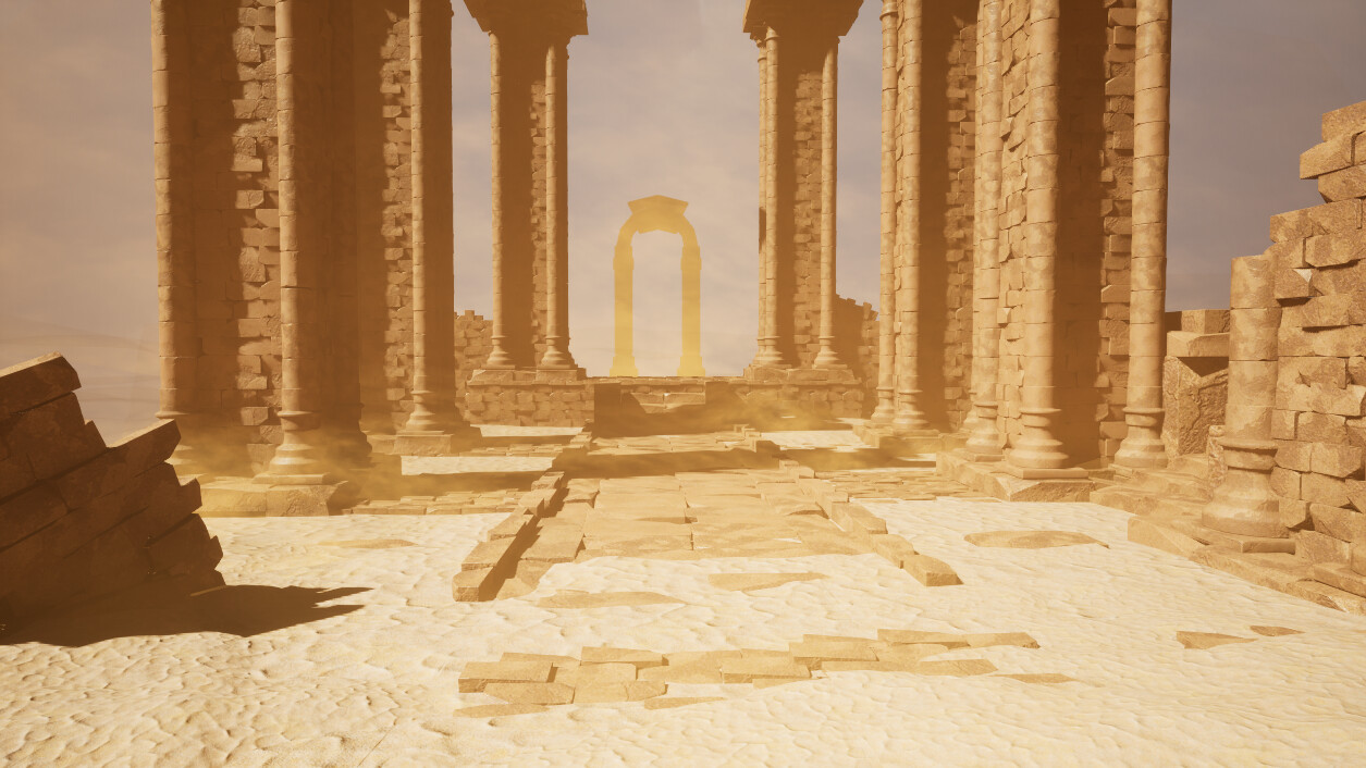 ArtStation - Desert temple