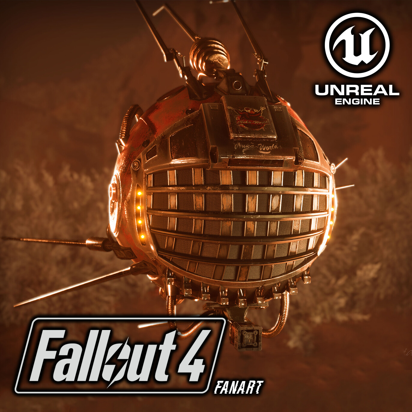 ArtStation - EYEBOT NUKA WORLD