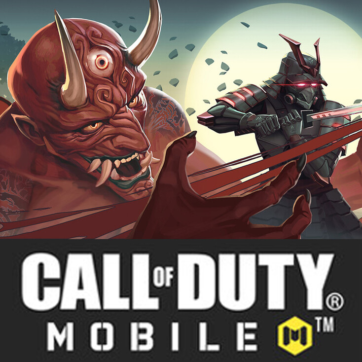ArtStation - Red Ogre-Call of Duty Mobile Calling Card illustration