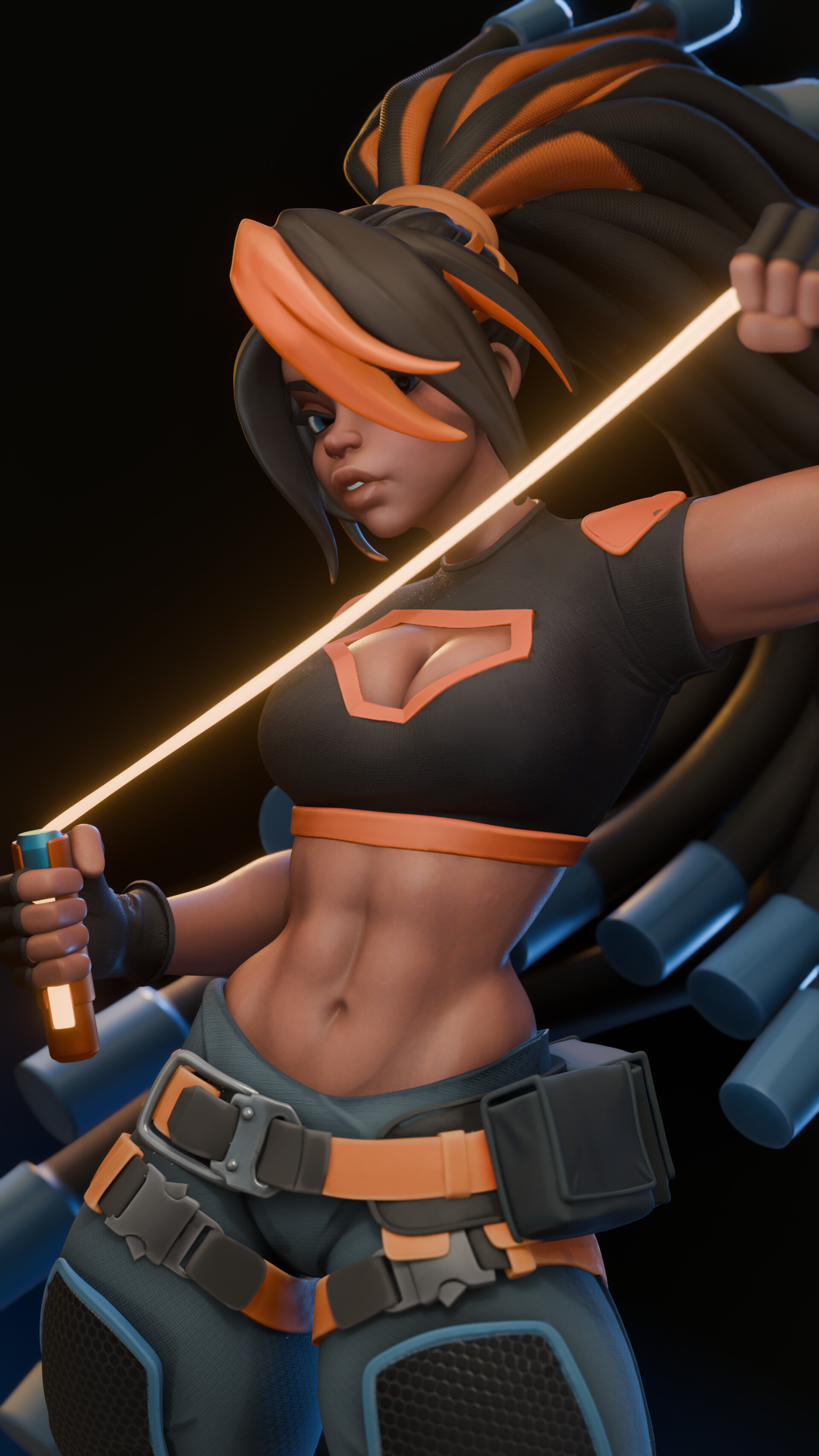 ArtStation - Whip Girl