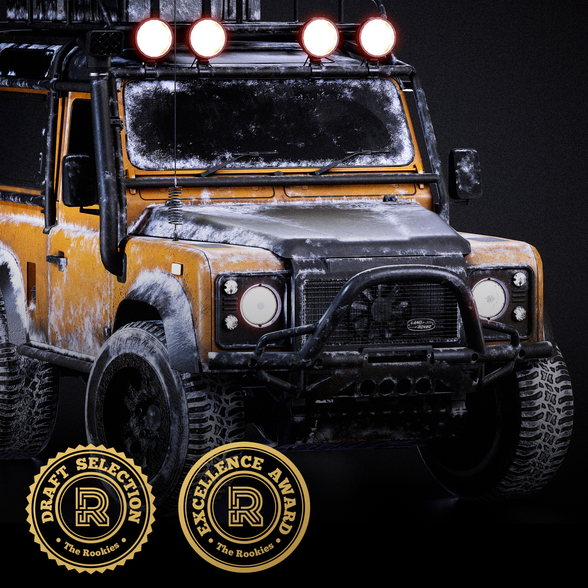 ArtStation - Land Rover Defender 90