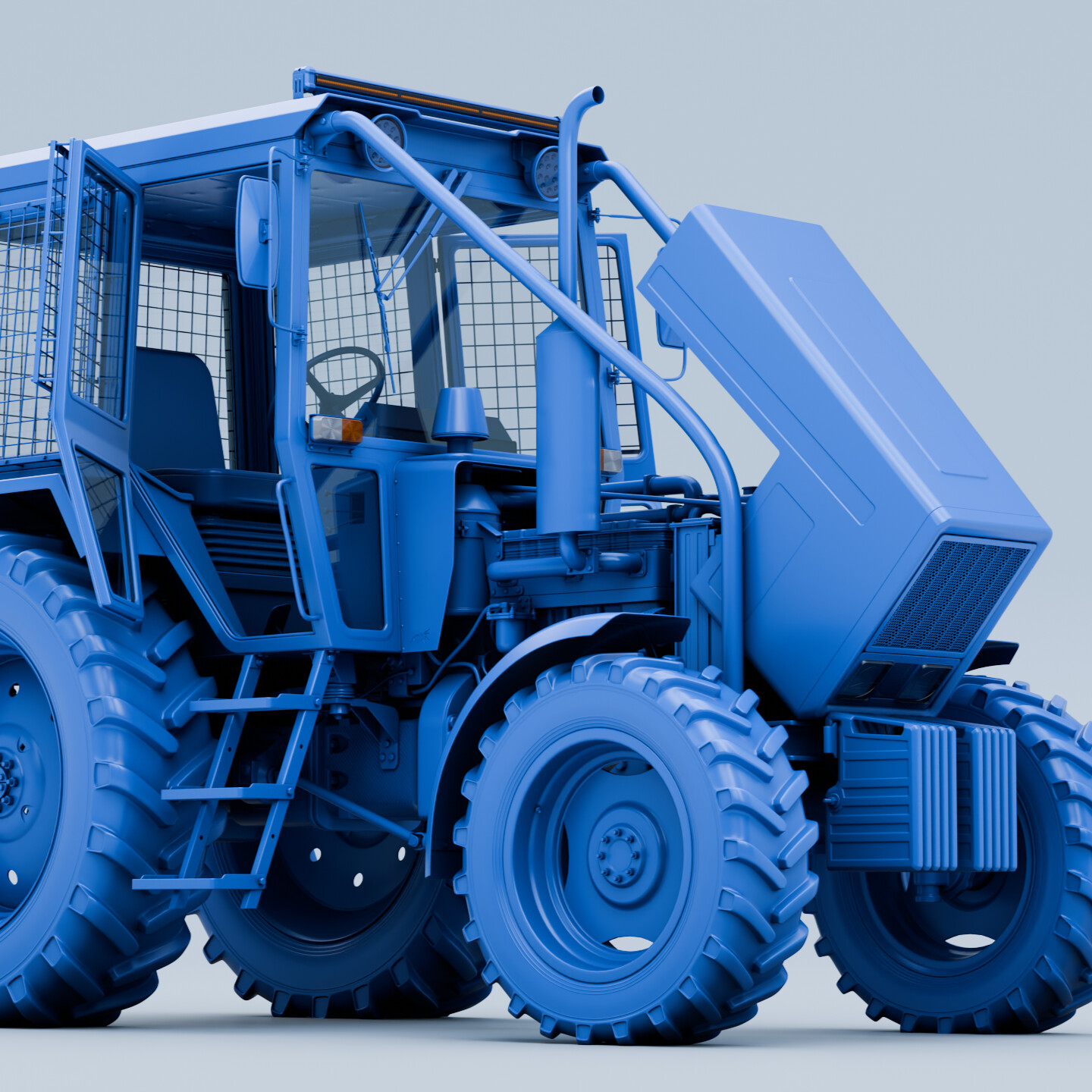 ArtStation - MTZ Tractor