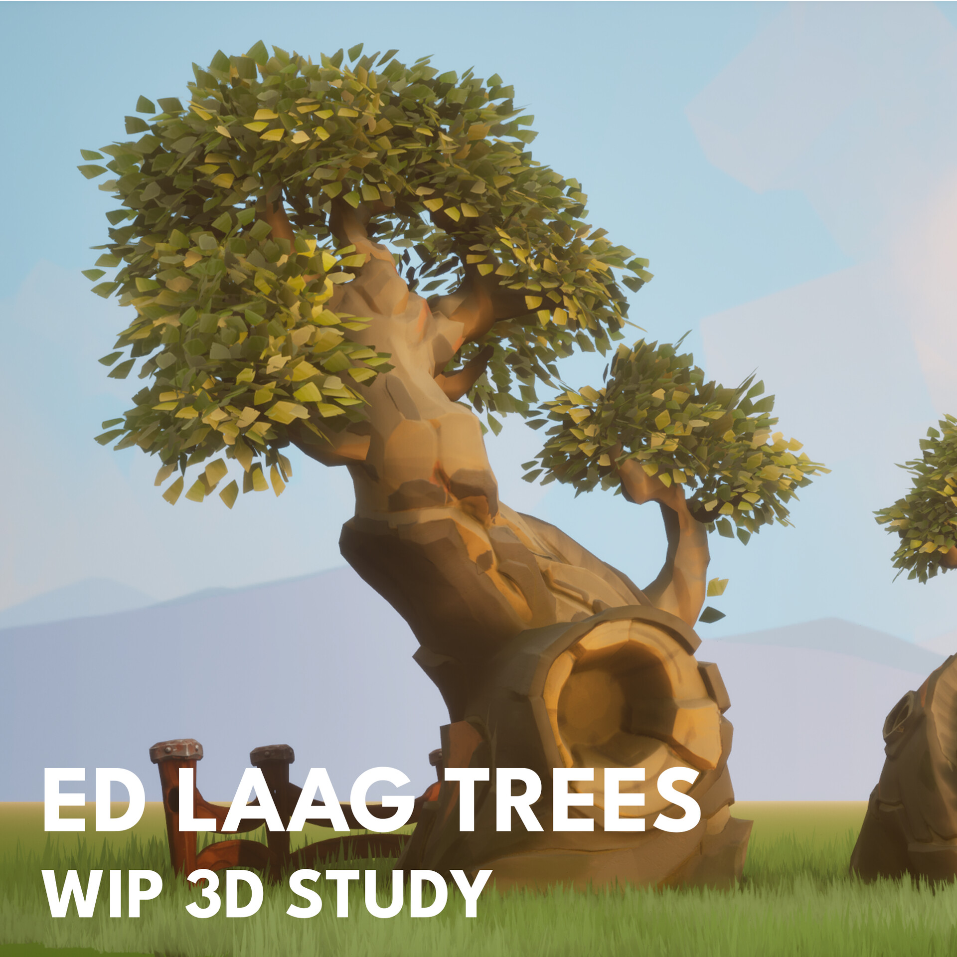 ArtStation - Trees 3D study