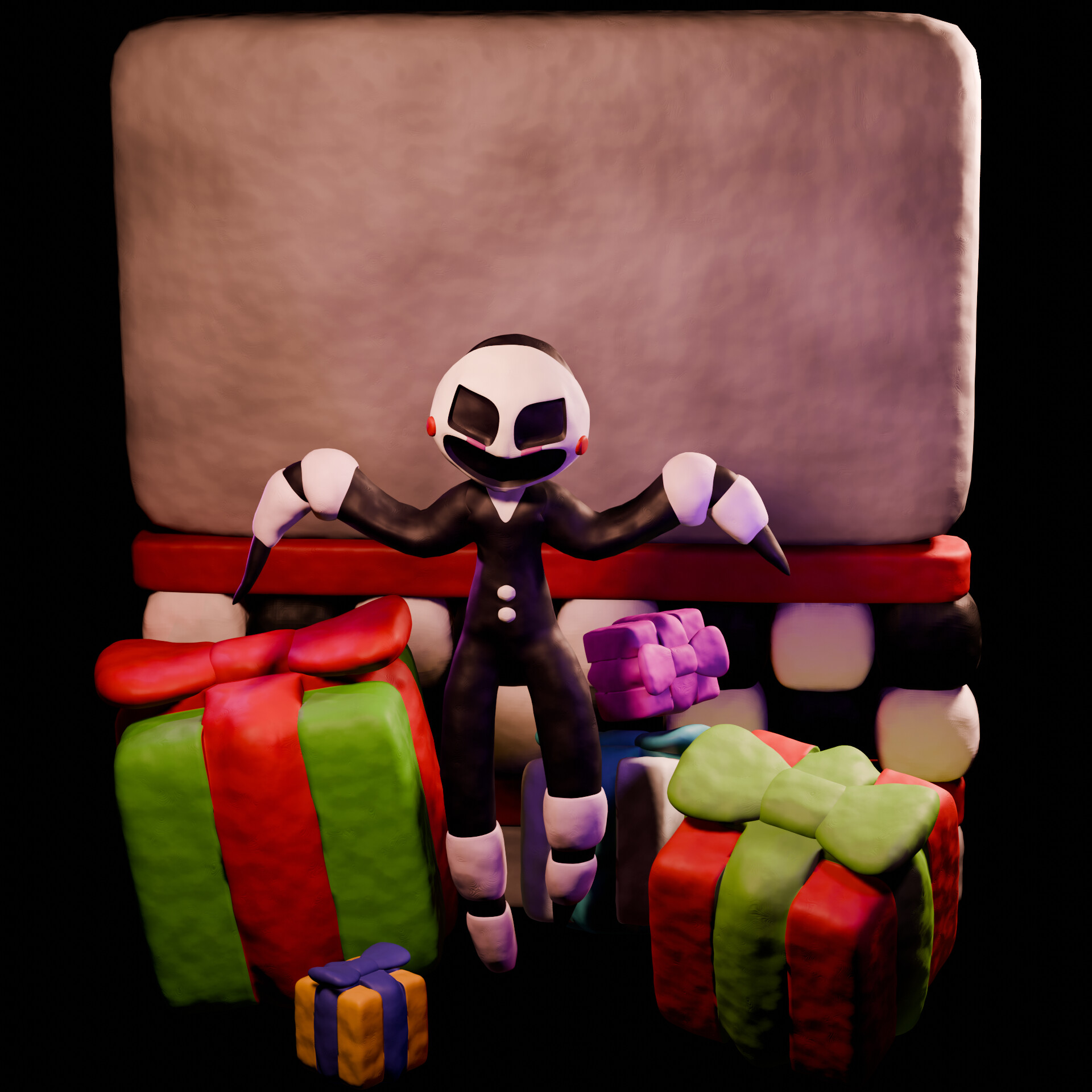 ArtStation - Stylized Scott Cawthon's Puppet from FNaF 2