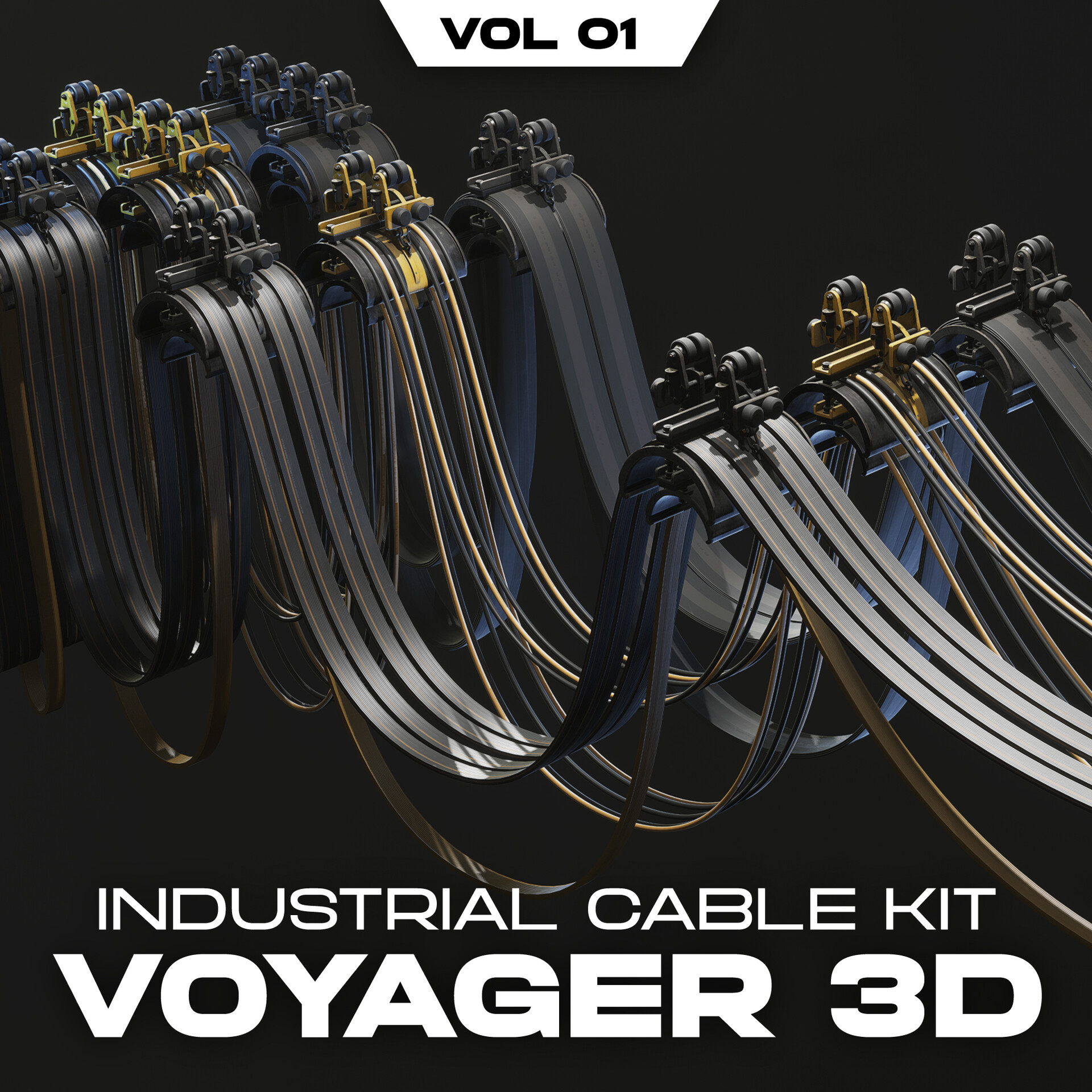 ArtStation - Industrial Cable Kit