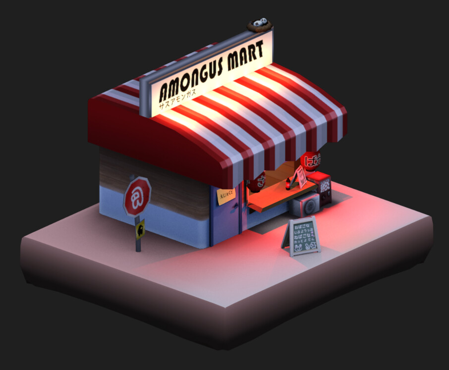 ArtStation - Cute Beachside Stand 2023