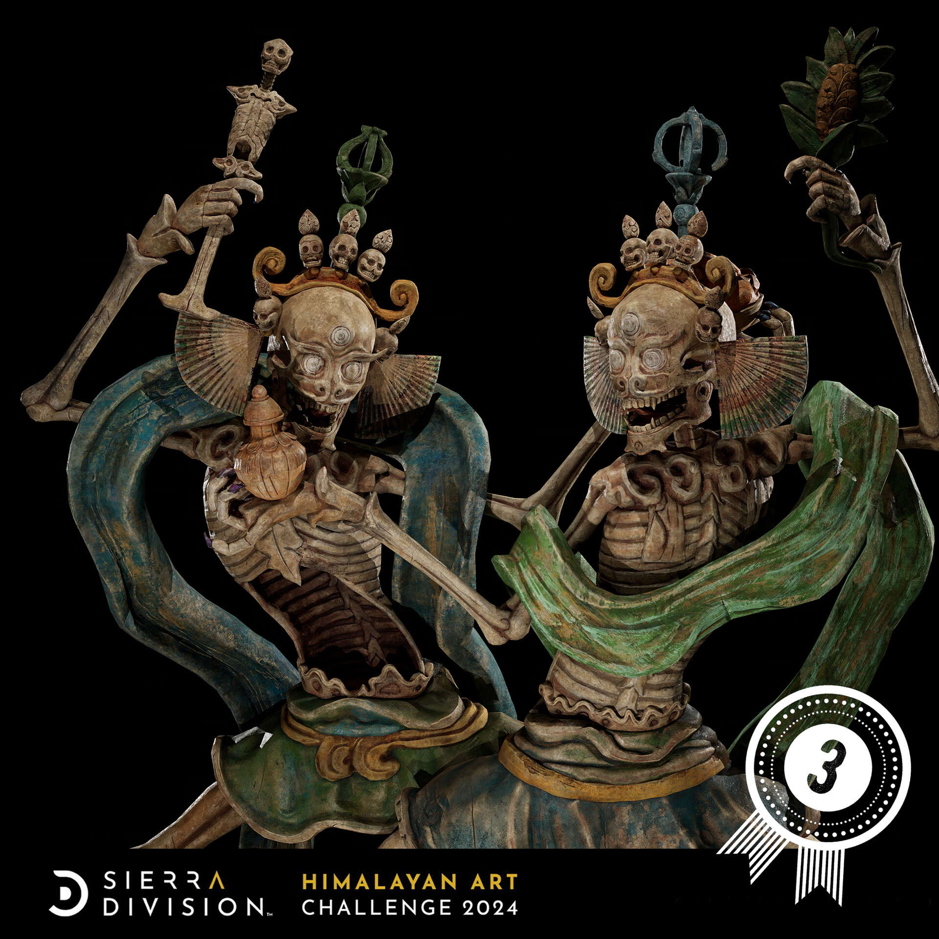 ArtStation - Sierra Division Challenge - Himalayan Treasures - Citipati ...