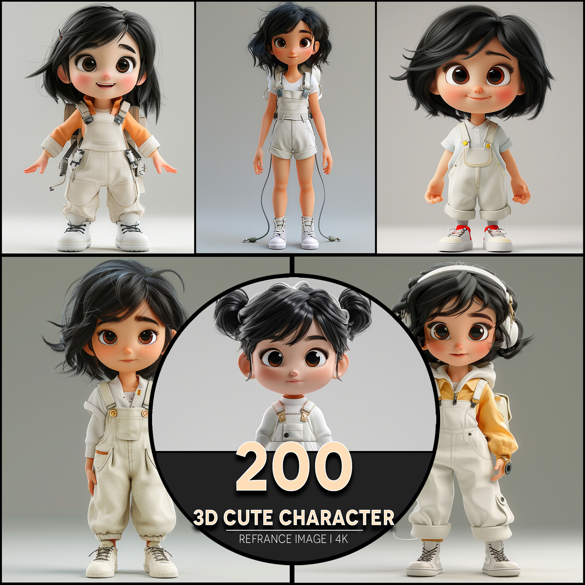 ArtStation - 3D Cute Character 4K Reference/Concept Images
