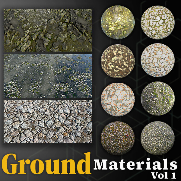 ArtStation - Ground Materials Vol. 1